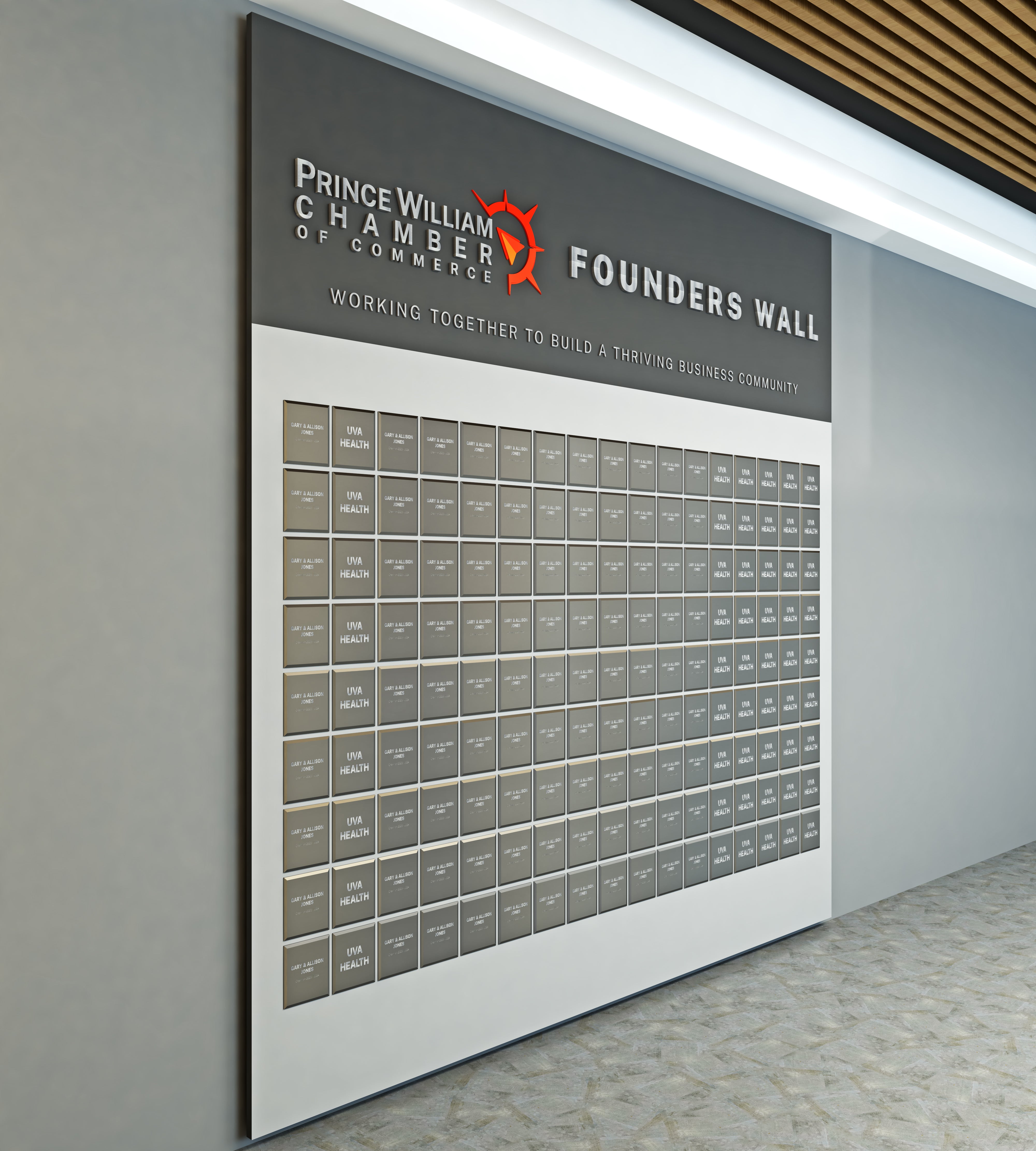 Founders Wall – Prince William Chamber of Commerce Shop
